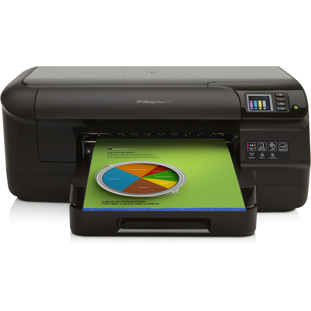 HP Officejet Pro 8100 A4 Inkjet Printer