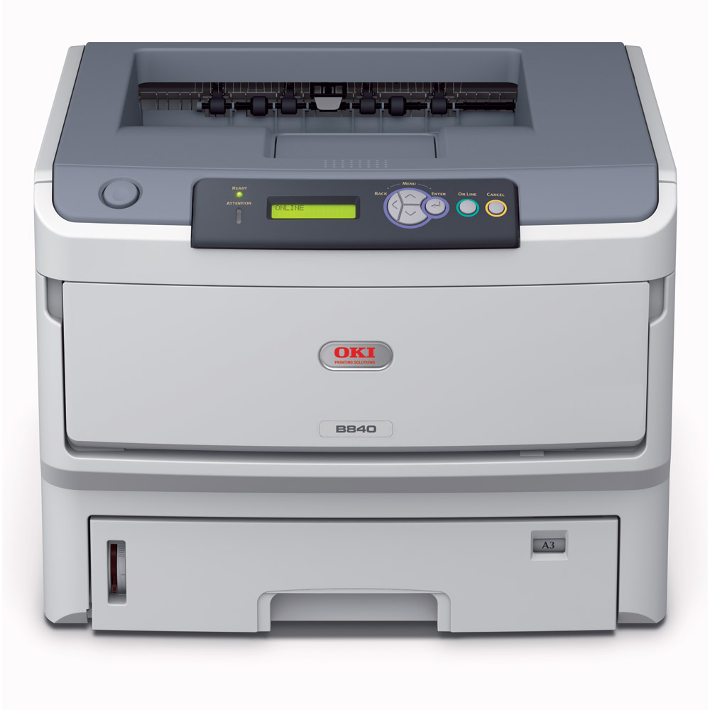 Oki B840n A3 Mono Laser Printer